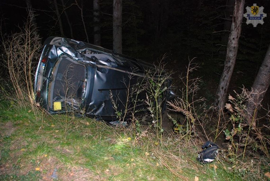 Wypadek na trasie Człuchów - Przechlewo, dwie osoby w szpitalu